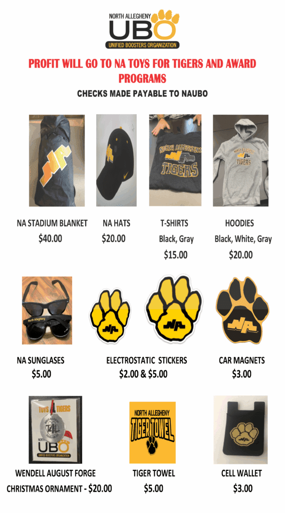 UBO has NA Merchandise for Sale - North Allegheny Sports Network