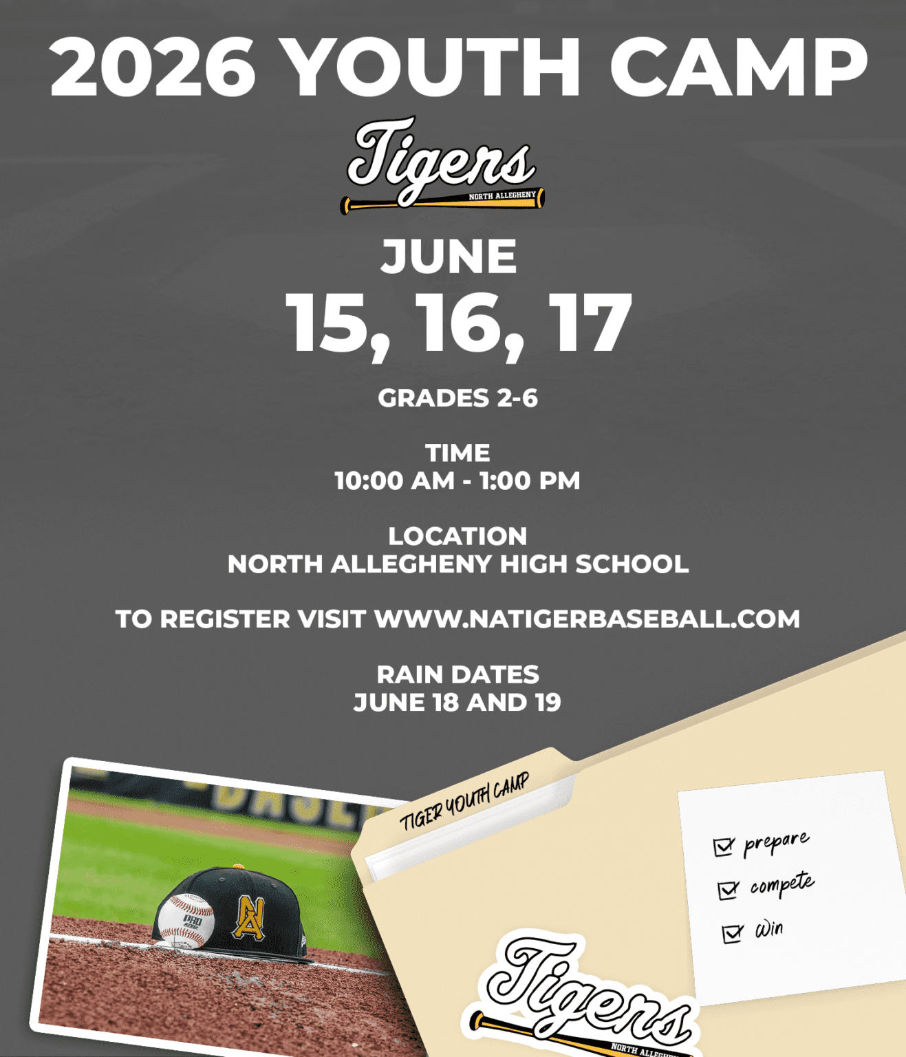 2026 North Allegheny Baseball Youth/Middle School Summer Camps - North ...